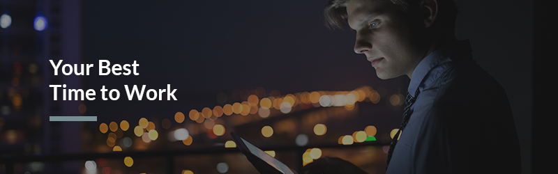 Working at Your Best Time - Desk Chair Workplace